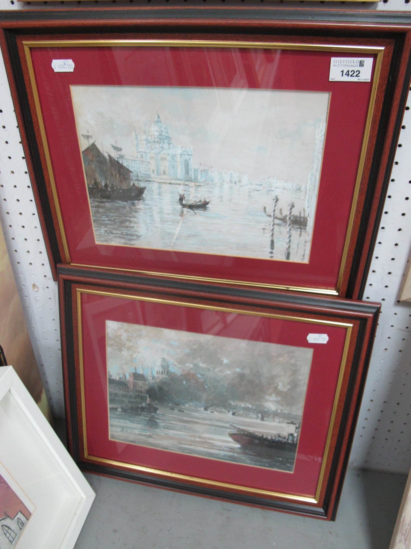 Robert Standish-Sweeney | Continental River Scenes with Gondolas ...