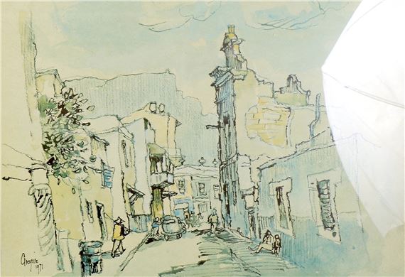 Gregoire Johannes Boonzaier | CAPE STREET SCENE | MutualArt