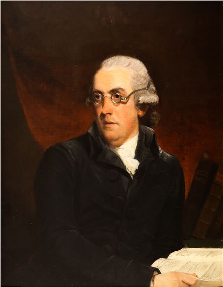 John Hoppner | John Hoppner ''Portrait of Robert Nares'' 1800 Oil (1800) | MutualArt