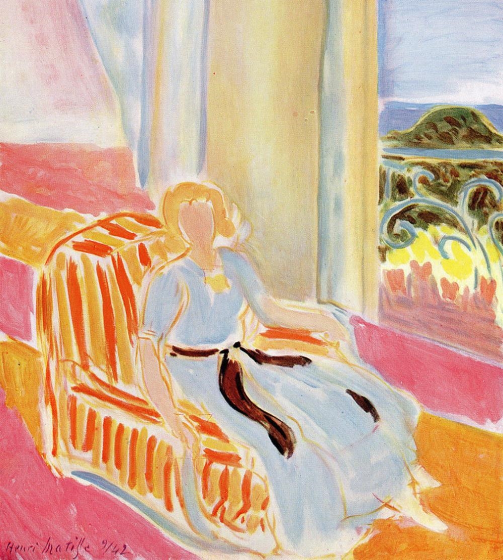 Henri Matisse | Henri Matisse Girl In Front Of The Window Dress | MutualArt
