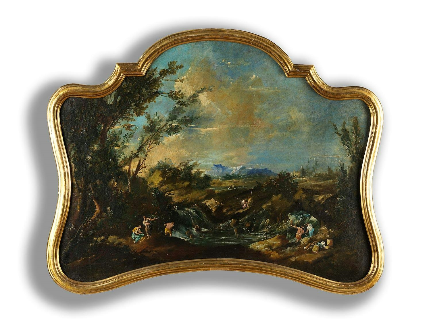 Antonio Francesco Peruzzini | SUPRAPORTEN MIT LANDSCHAFTEN | MutualArt