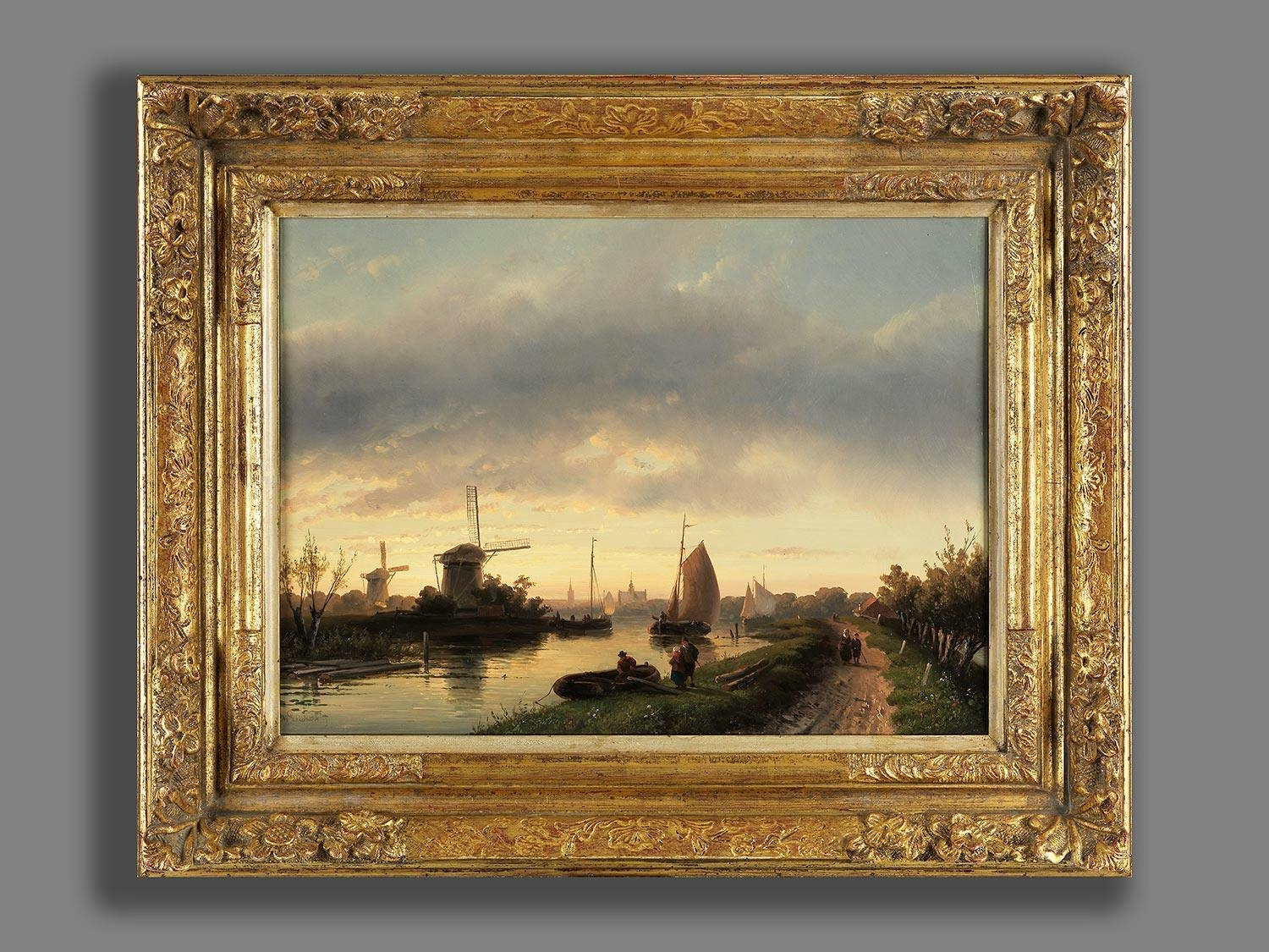 Charles Leickert | DIE TREKVLIET BEI DEN HAAG (1816) | MutualArt