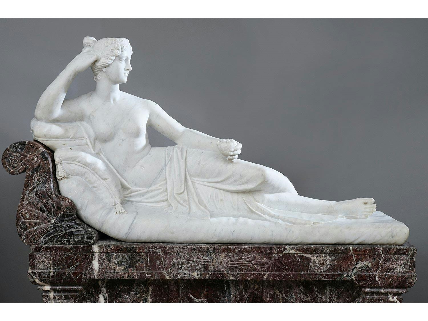 Antonio Canova Pauline Bonaparte Als Venus Victrix 1757 Mutualart