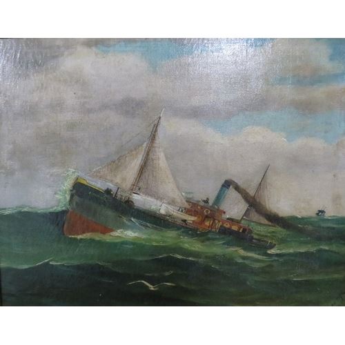 George Mears | Study of the steam and sailboat | MutualArt