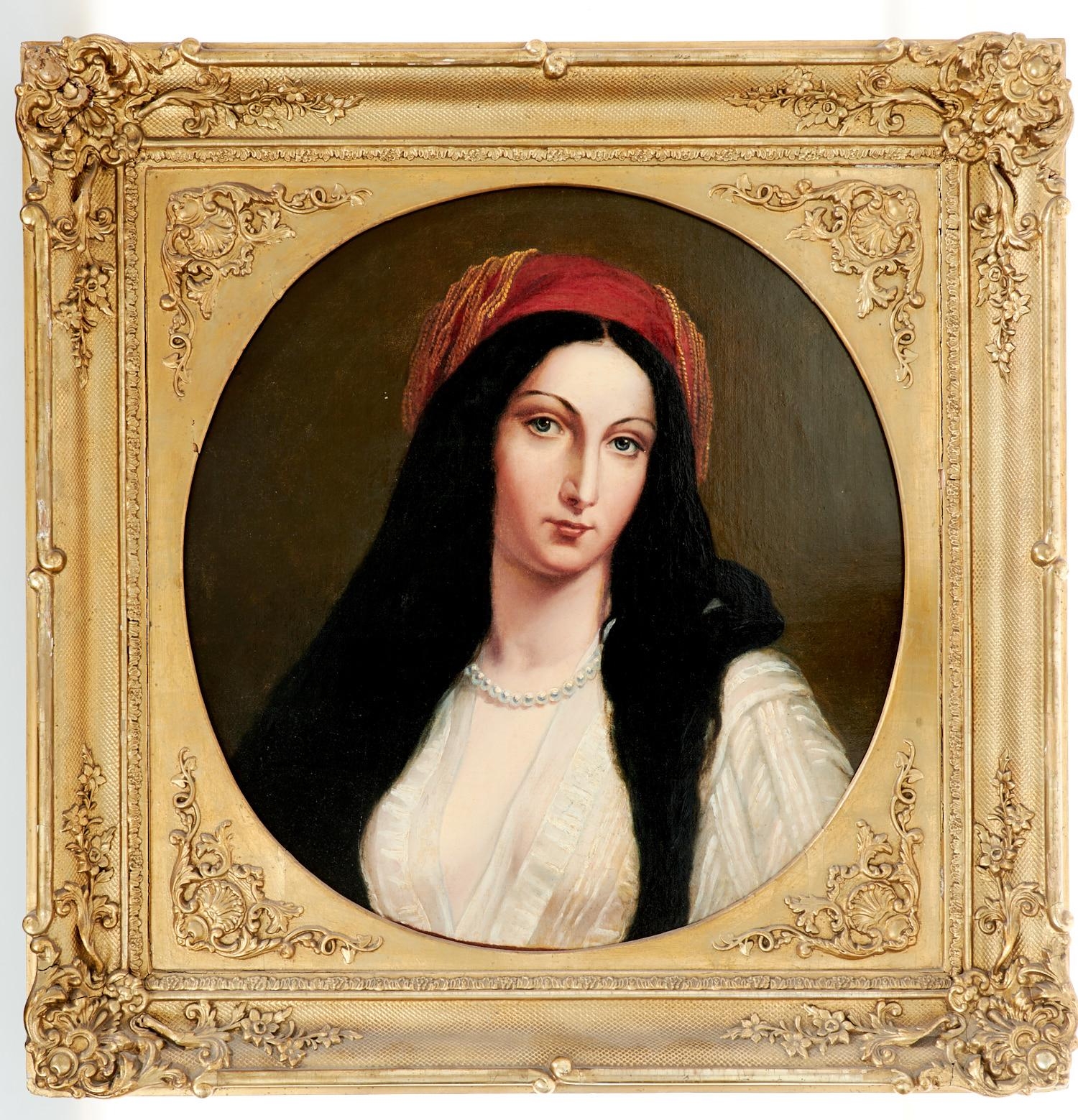 August Riedel | Bildnis einer jungen Griechin (1860) | MutualArt