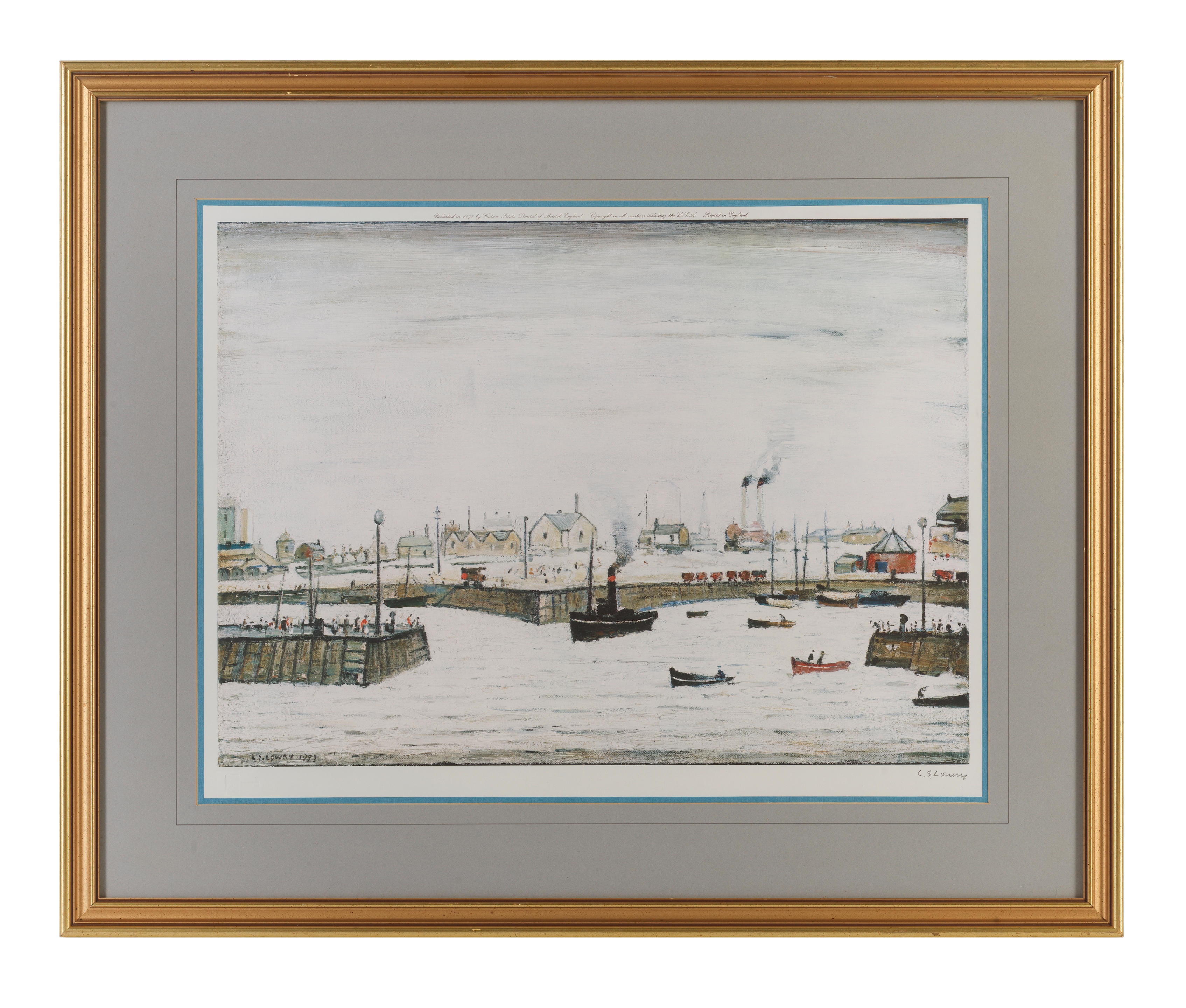 Laurence Stephen Lowry | The Harbour (1972) | MutualArt
