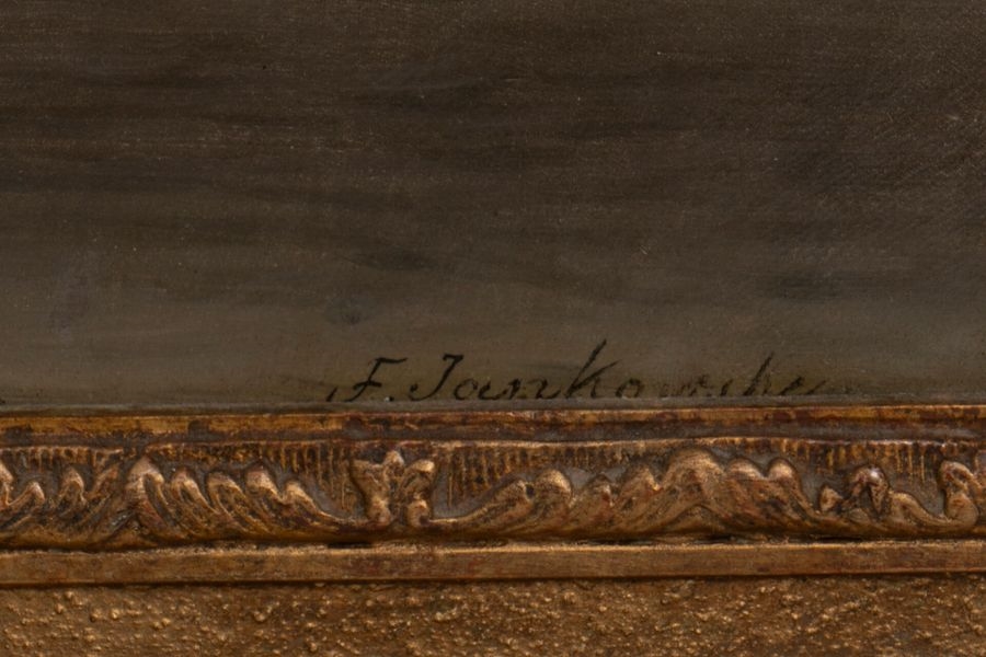 Johann Wilhelm Jankowski | Paysage lacustre représentant probablement ...