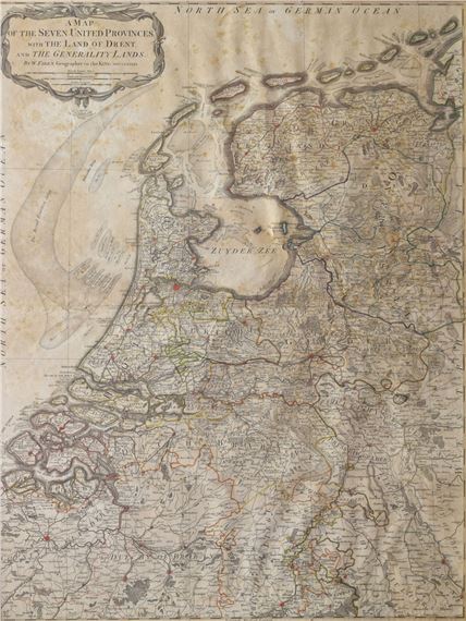 William Faden | Map of the Seven United Provinces (1789) | MutualArt