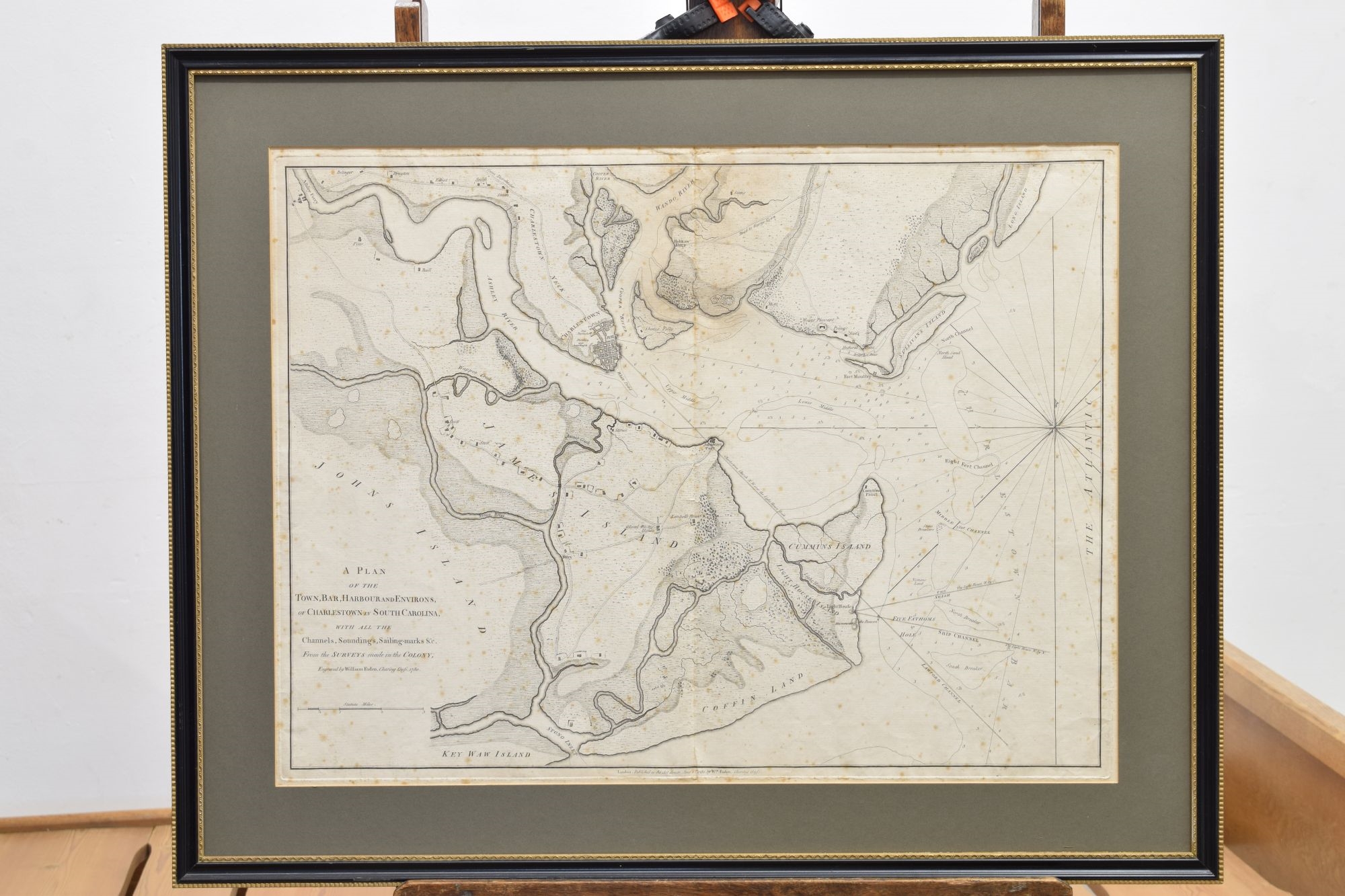 William Faden | Plan of Charlestown South Carolina, 1780 (Circa 1777 ...