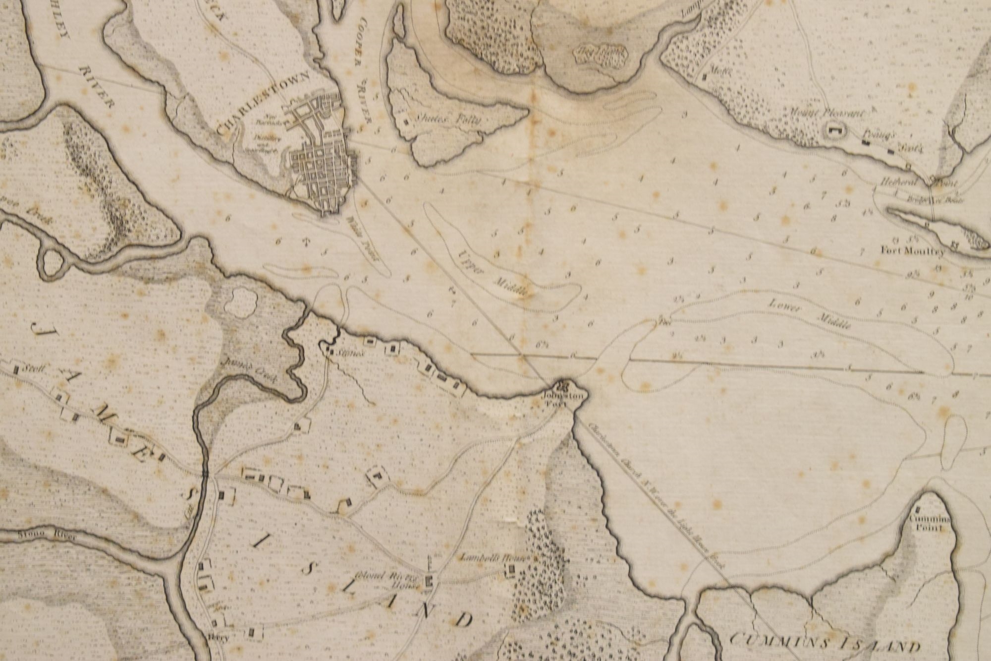 William Faden | Plan of Charlestown South Carolina, 1780 (Circa 1777 ...
