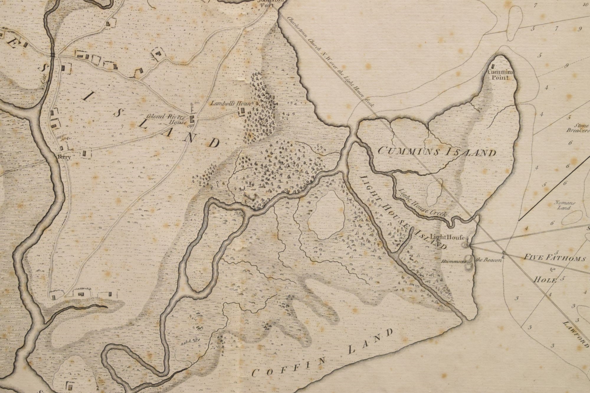 William Faden | Plan of Charlestown South Carolina, 1780 (Circa 1777 ...