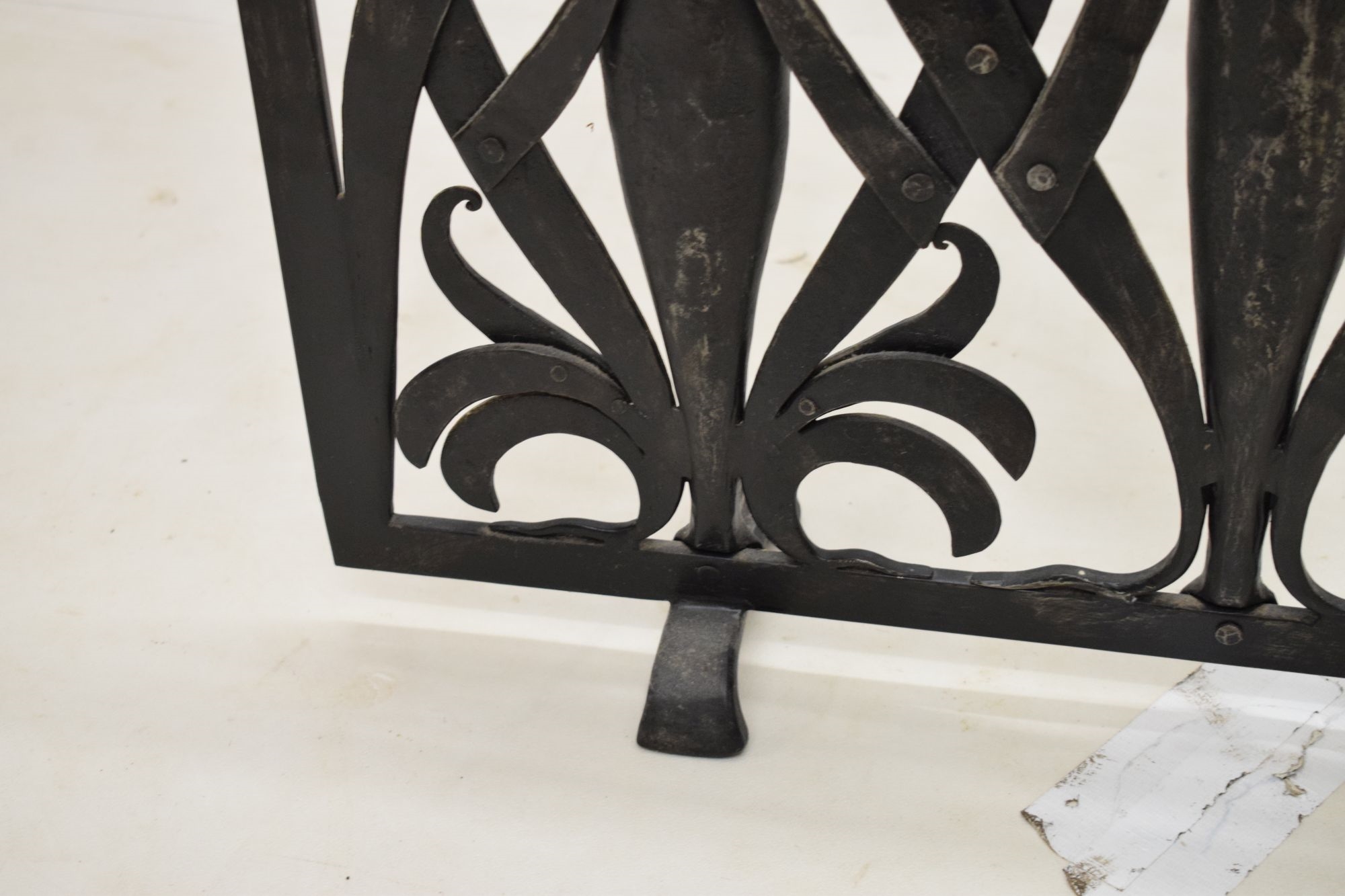 James Horrobin | Contemporary wrought iron fire screen | MutualArt