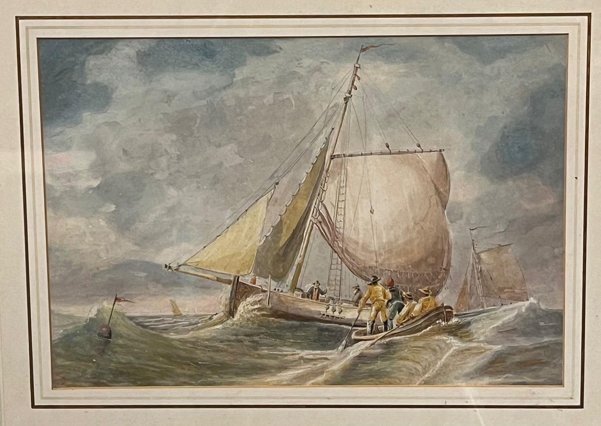 Edward Duncan | Mumbles Oyster boats | MutualArt