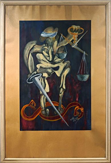 European School, 19th Century | Smrtka s mečem | MutualArt