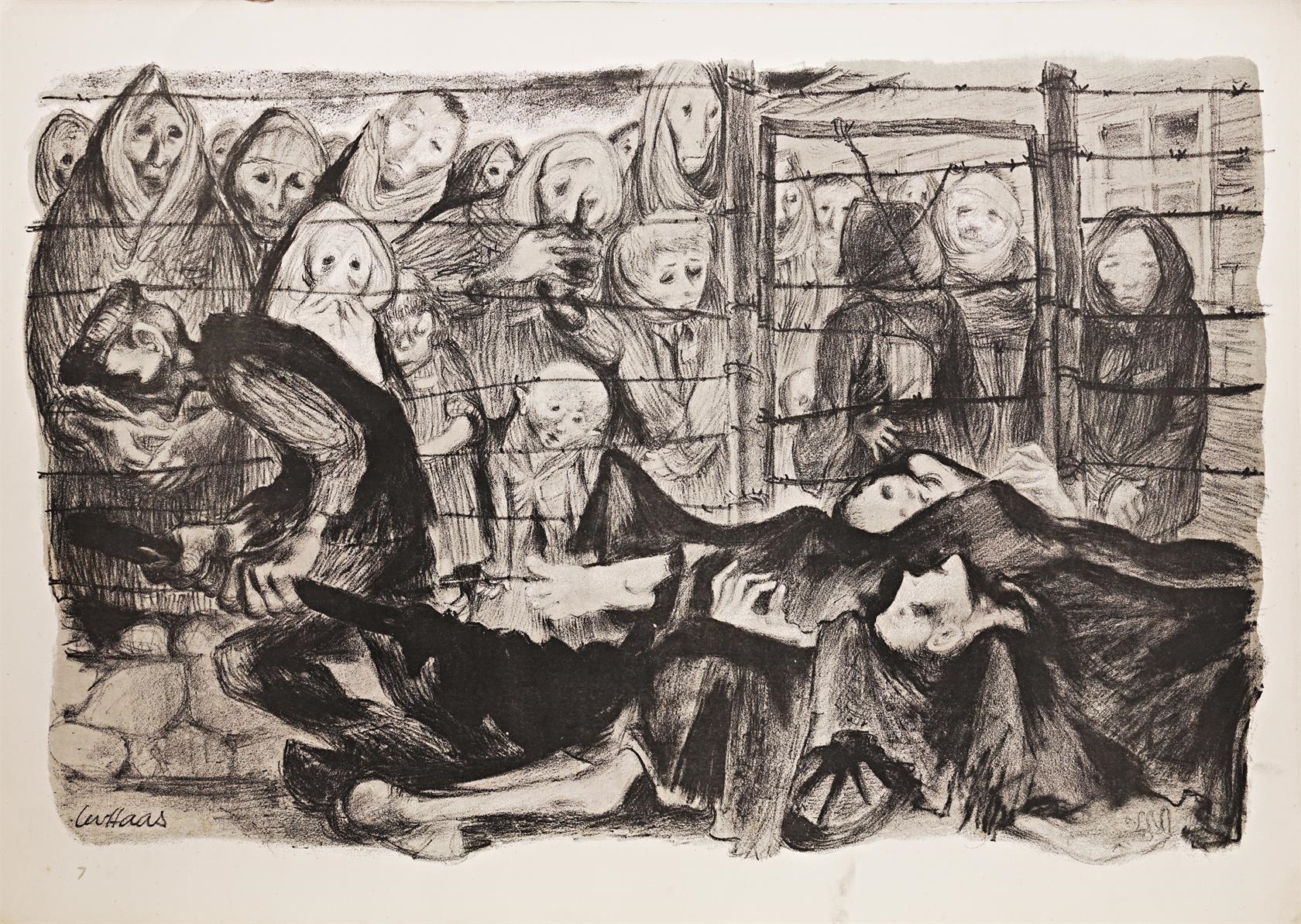 Leo Haas | 12 litografií z německých koncentračních táborů | MutualArt