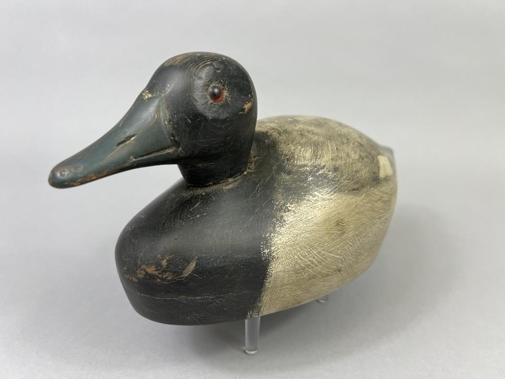 August Moak | Bluebill Drake Duck Decoy | MutualArt