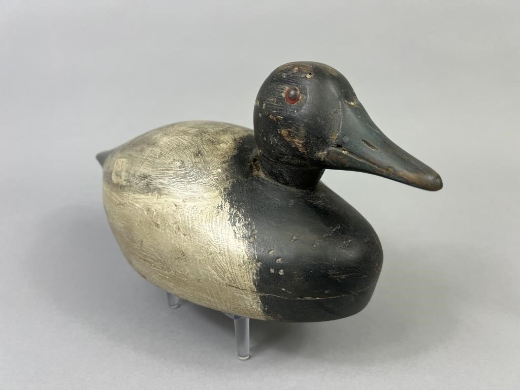 August Moak | Bluebill Drake Duck Decoy | MutualArt