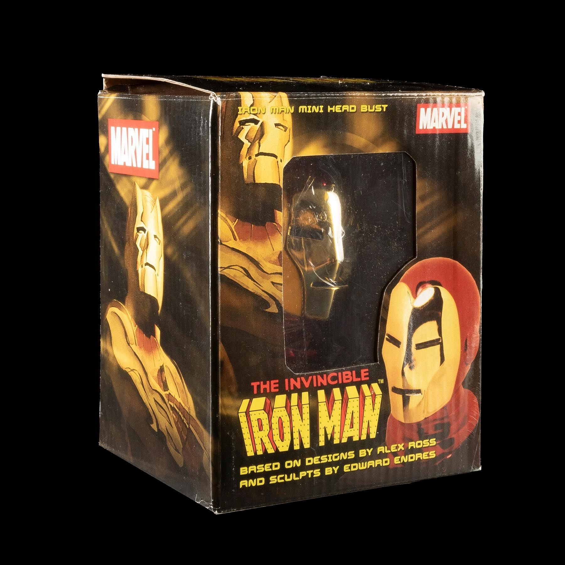 Alex Ross | The Invincible Iron Man Mini Head Bust | MutualArt