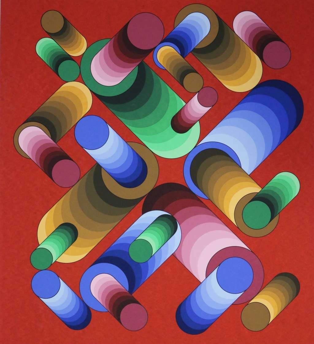 Victor Vasarely | Oslop 3 (1989) (1989) | MutualArt