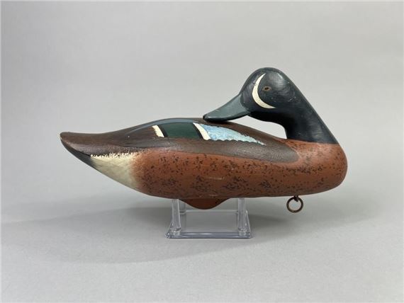 Jim Pierce | Blue-Winged Teal Drake Duck Decoy (1988) | MutualArt