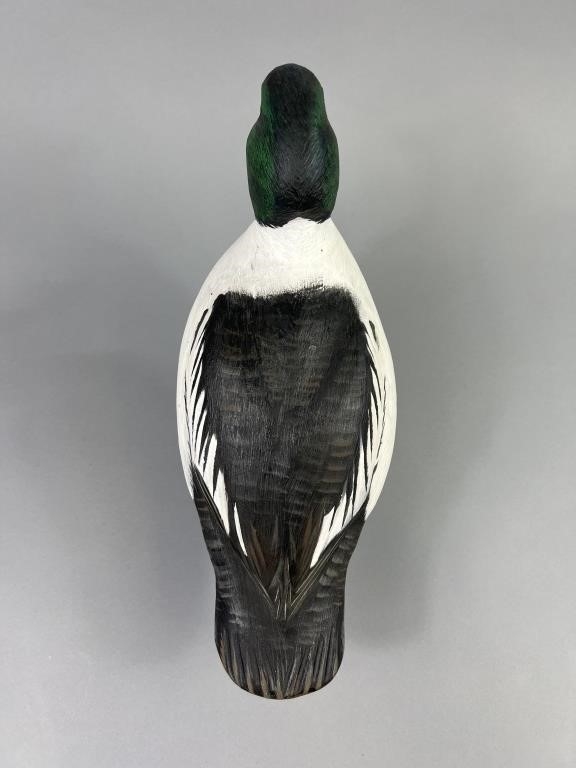 Mike Borrett | Standing Goldeneye Drake Duck Decoy | MutualArt