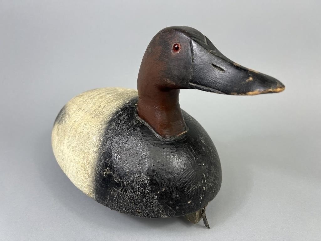 William Dahlka | Canvasback Drake Duck Decoy | MutualArt