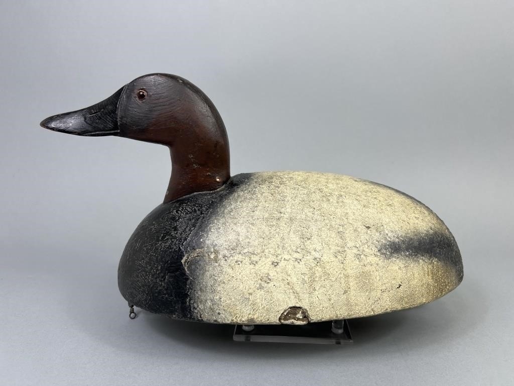 William Dahlka | Canvasback Drake Duck Decoy | MutualArt