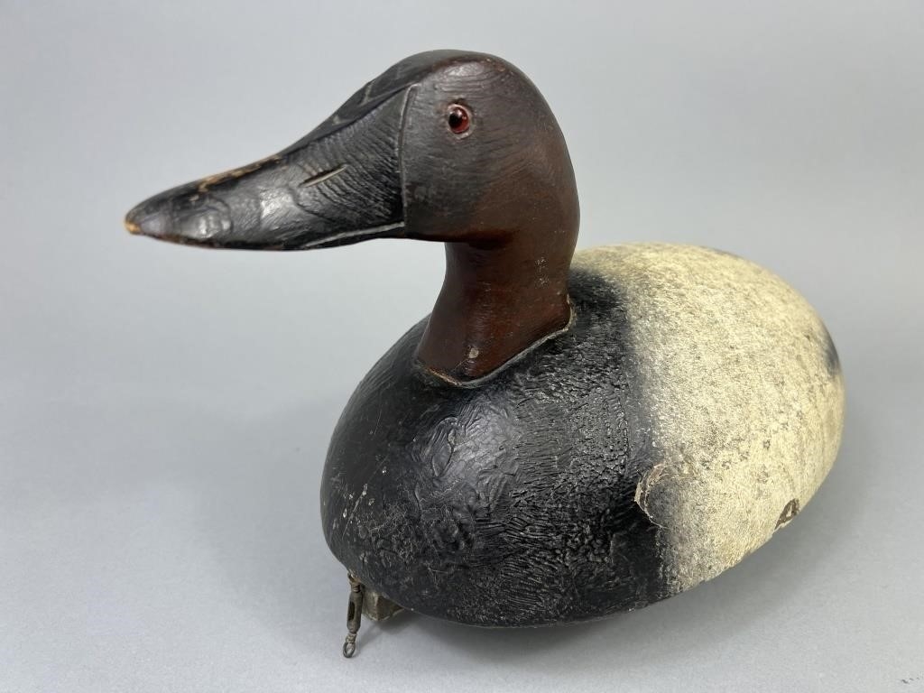 William Dahlka | Canvasback Drake Duck Decoy | MutualArt