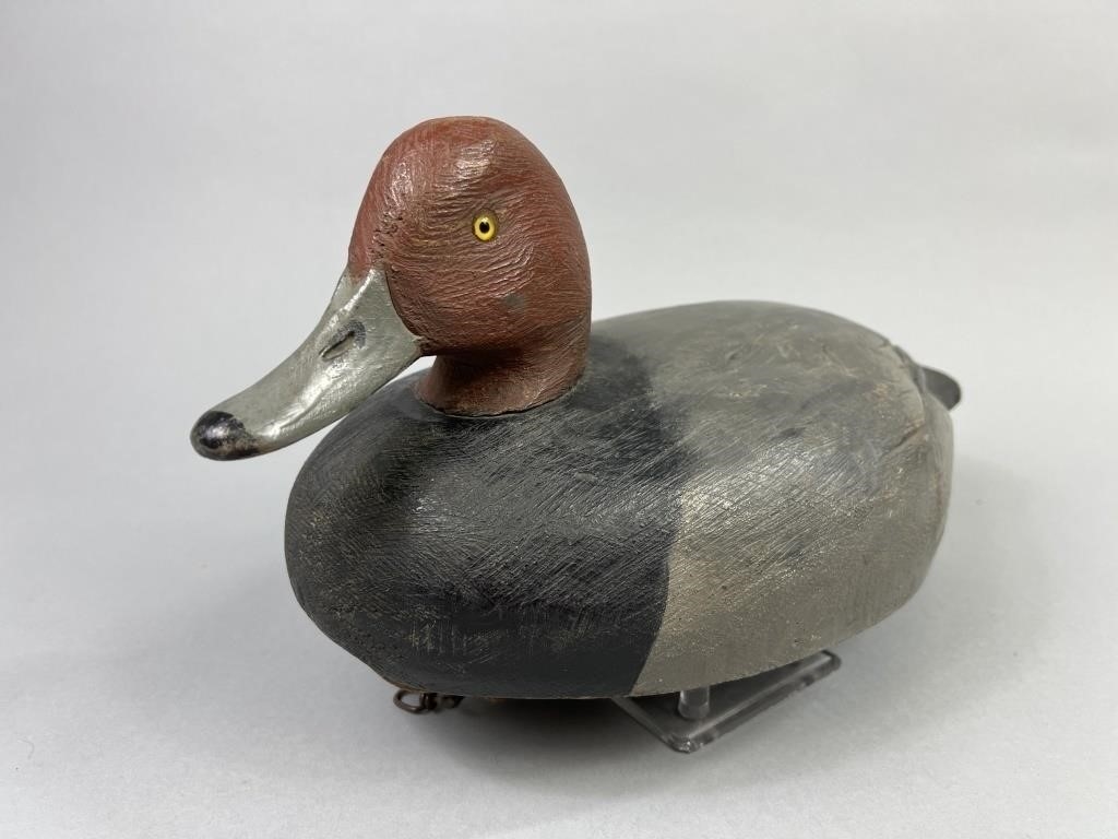 Ben Schmidt | Redhead Drake Duck Decoy | MutualArt