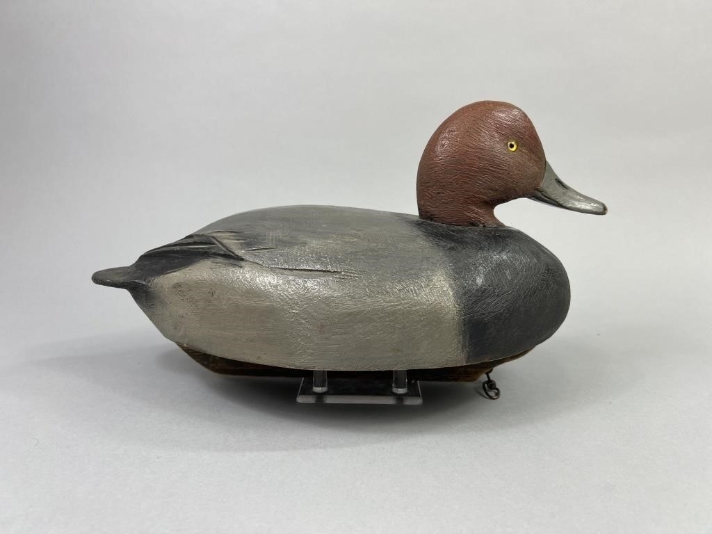 Ben Schmidt | Redhead Drake Duck Decoy | MutualArt