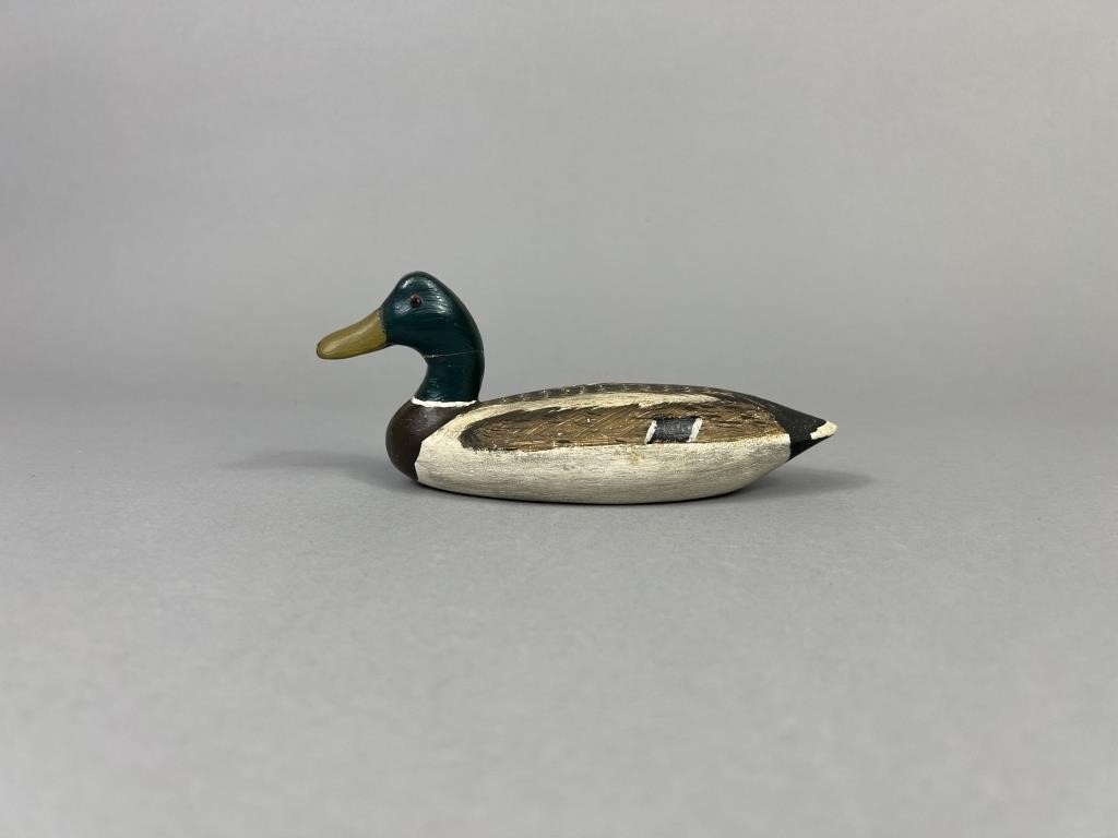 Artie Bennett | Artie Bennett Mini Mallard Drake Duck Decoy | MutualArt