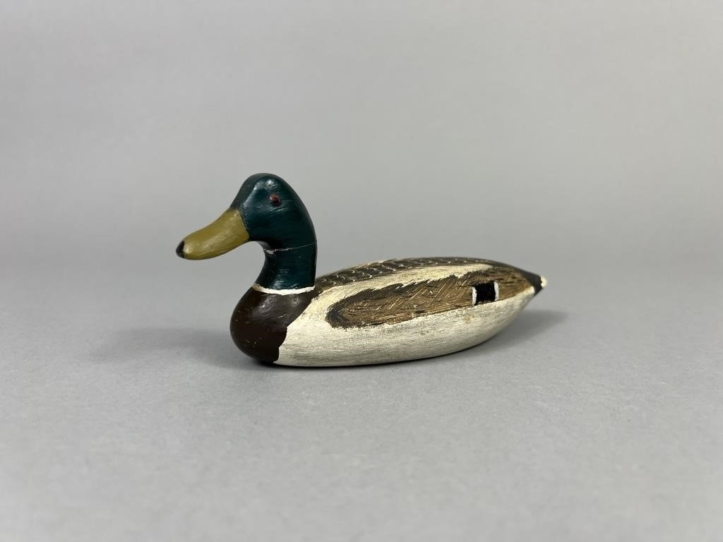 Artie Bennett | Artie Bennett Mini Mallard Drake Duck Decoy | MutualArt