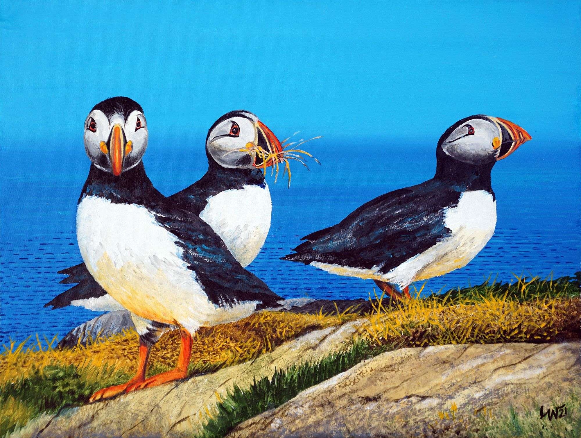 Leonard Walbourne | The Puffins | MutualArt