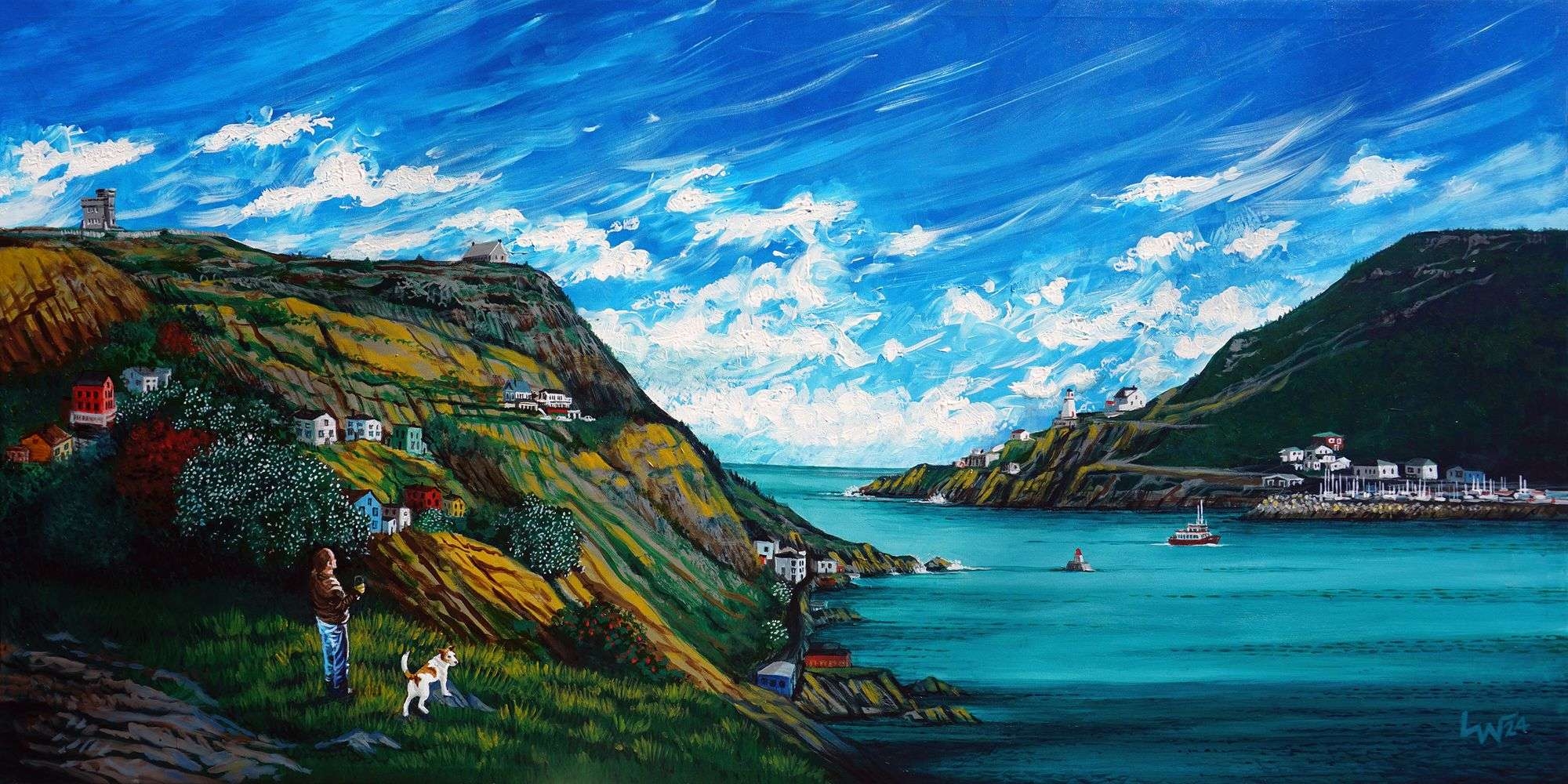 Leonard Walbourne | Looking Out The Narrows | MutualArt