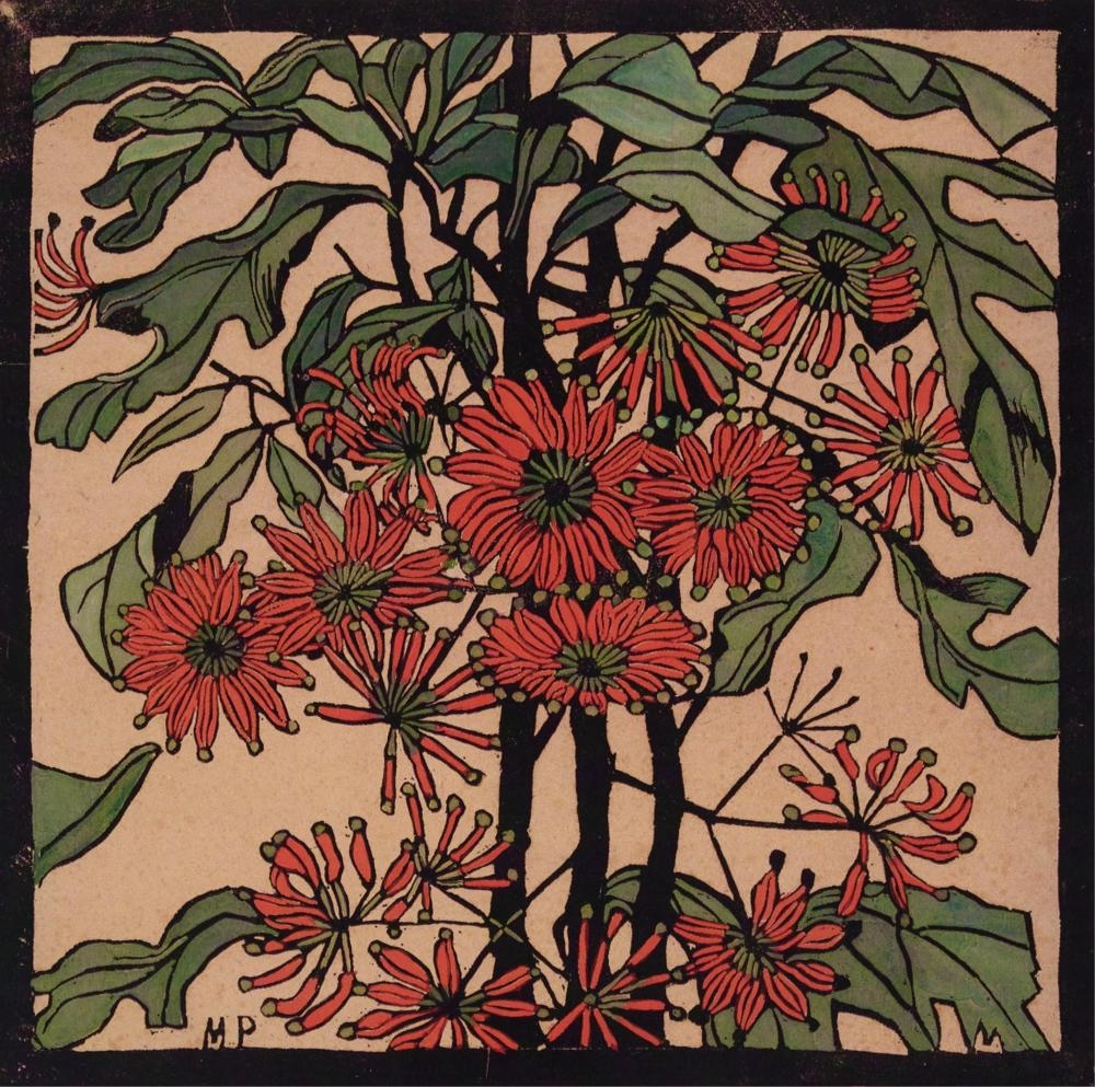 Margaret Preston | Wheel Flower | MutualArt