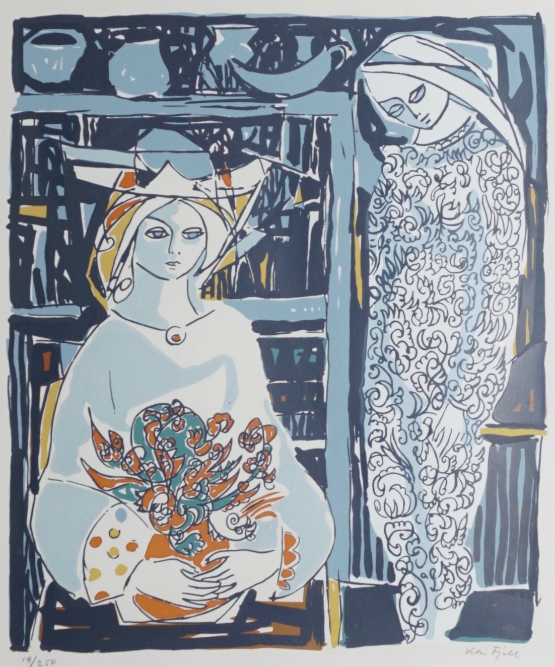Kai Fjell | Mother and Daughter (1967 (1967) | MutualArt