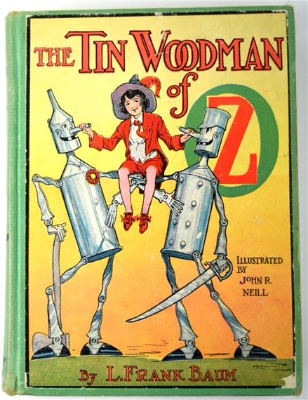 John R. Neill | Antique Book 1918 The Tin Woodman of Oz by L. Frank ...