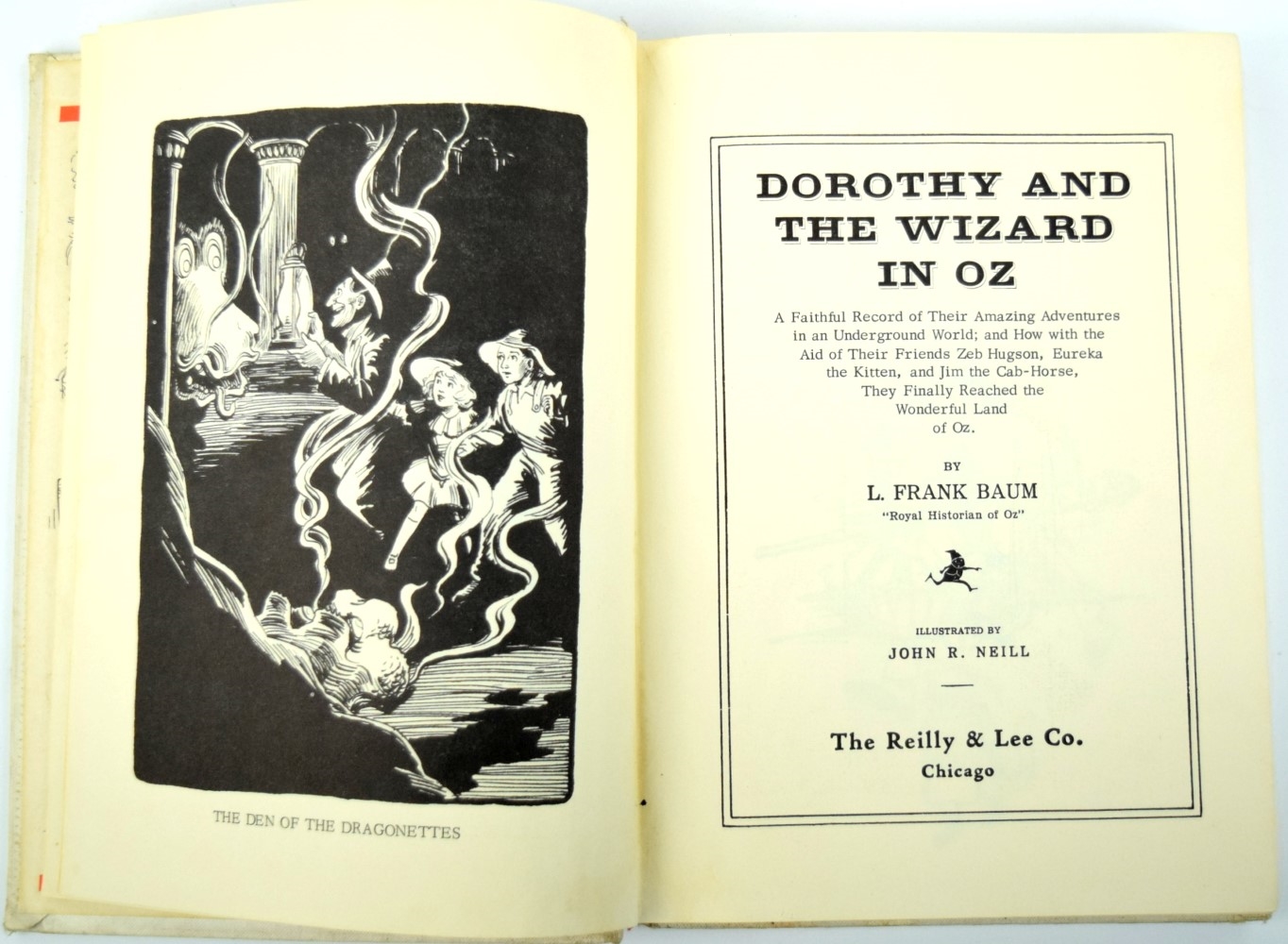 John R. Neill | Antique Book 1908 Dorothy and the Wizard in Oz Book ...