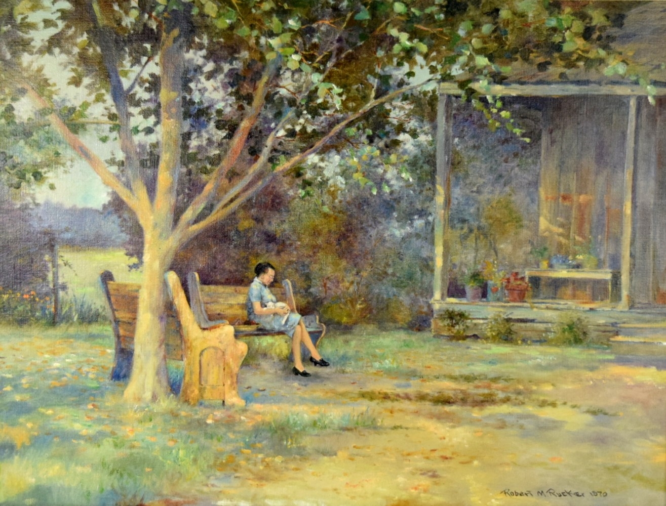 Robert Malcolm Rucker | American Robert Malcolm Rucker Oil On Canvas ...