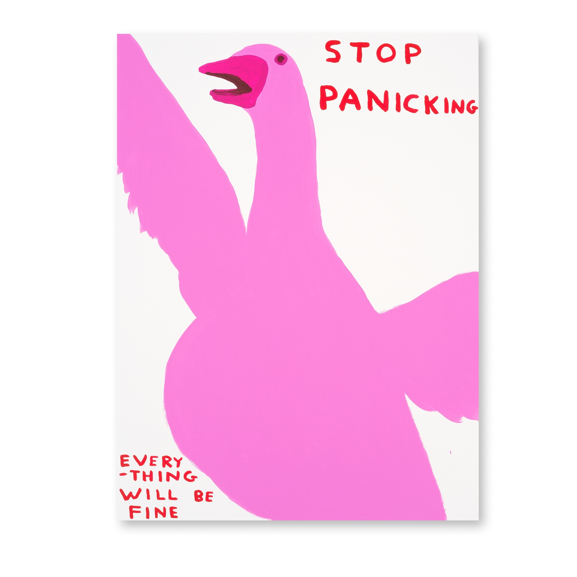 David Shrigley | Stop Panicking (2021) | MutualArt