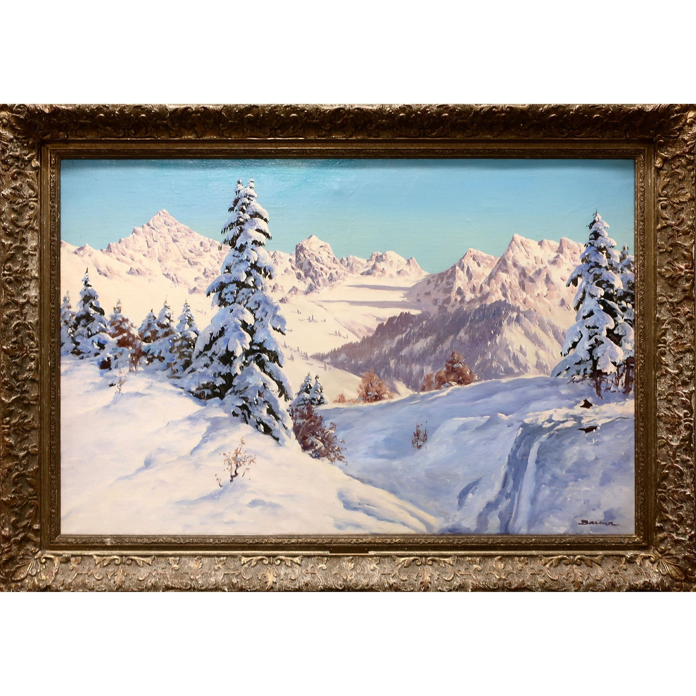 Hans S. Barma | DOLOMITES IN THE SNOW | MutualArt