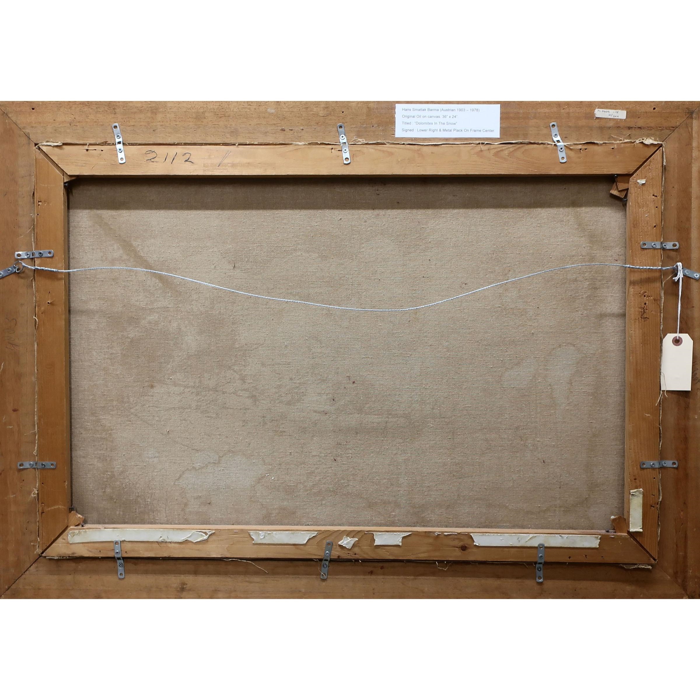 Hans S. Barma | DOLOMITES IN THE SNOW | MutualArt