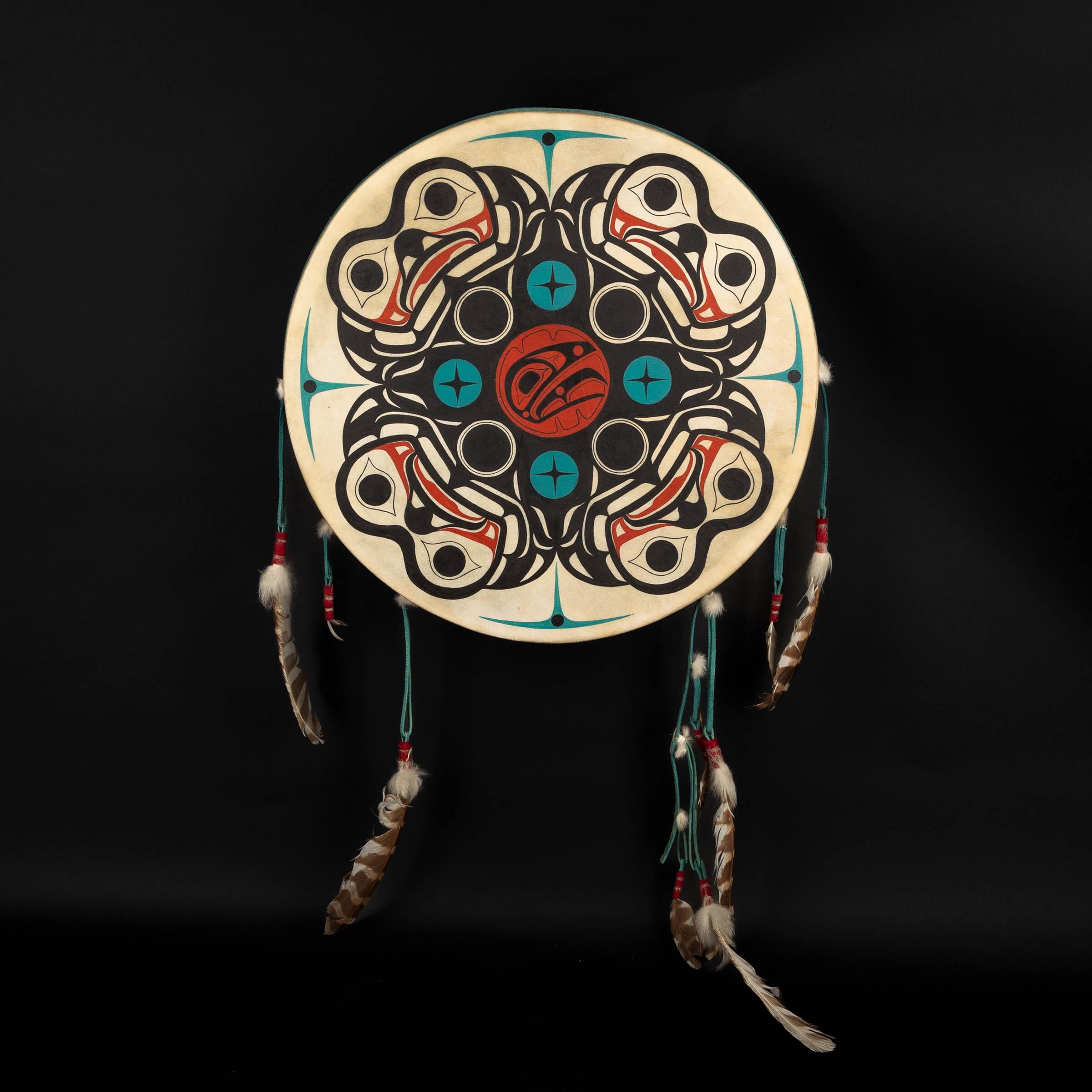 Ken Mowatt | DRUM WITH FROG DESIGN (1972) | MutualArt