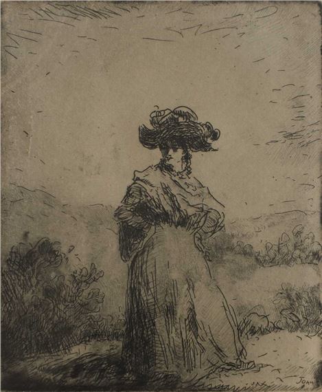 Augustus Edwin John | Romani Chai' (Campbell Dodgson 77 | MutualArt