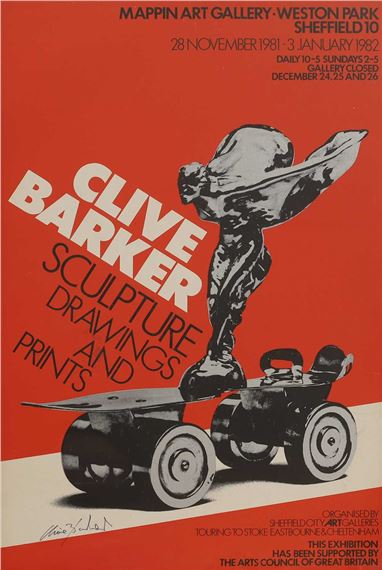 Clive Barker | Clive Barker Sculptures, Drawings and Prints | MutualArt