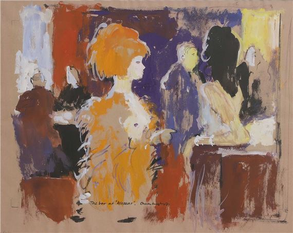 Charles Mozley | The Bar at Alcazar | MutualArt