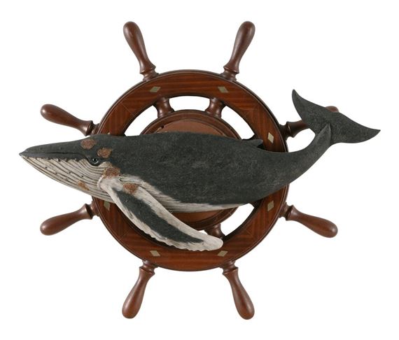 Roger Mitchell | ROGER MITCHELL EN HUMPBACK WHALE PLAQUE | MutualArt