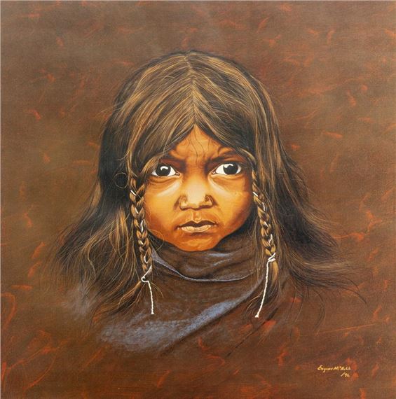 Canadian School, 20th Century | Native Child (1996) | MutualArt