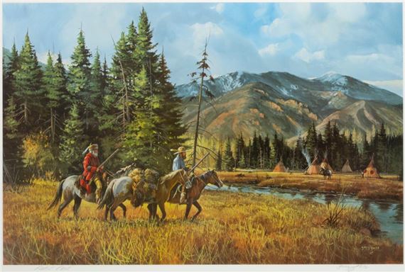 Gerry Metz | Teton Trappers | MutualArt