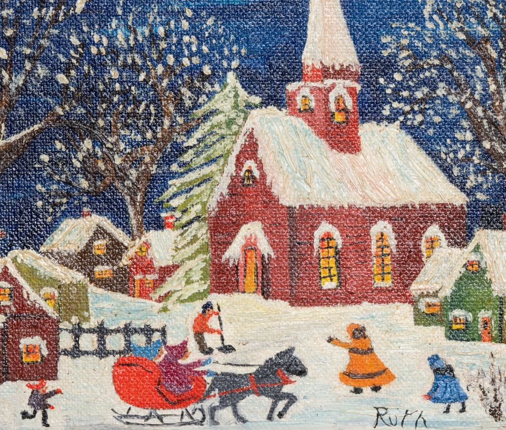 Ruth Case | Winter Scene (1975) | MutualArt